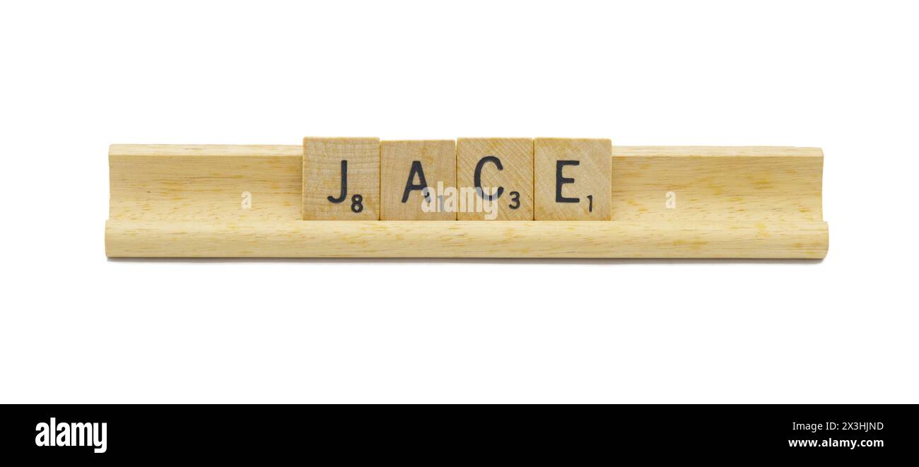 Miami, FL 4-18-24 popular baby boy first name of JACE made with square ...