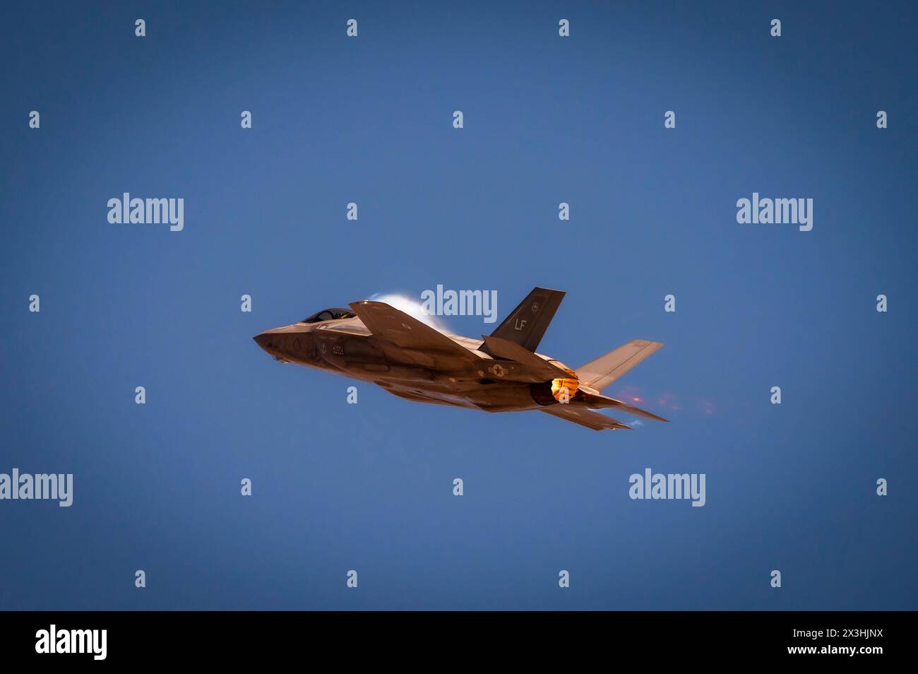A U.S. Air Force F-35 Lightning II assigned to the 56th Fighter Wing ...