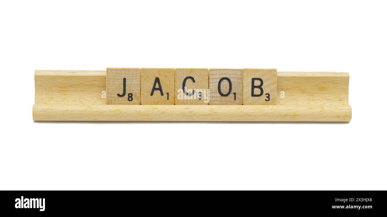 Miami, FL 4-18-24 popular baby boy first name of JACOB made with square ...
