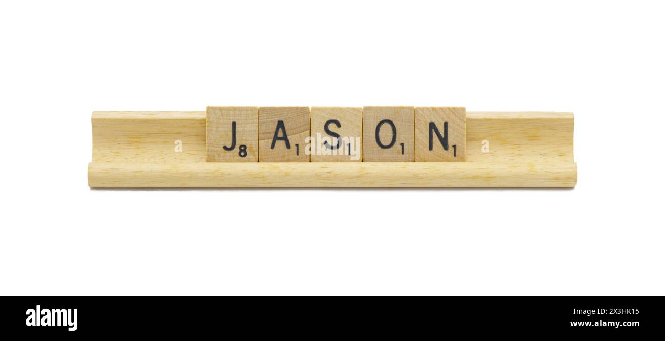 Miami, FL 4-18-24 popular baby boy first name of JASON made with square ...