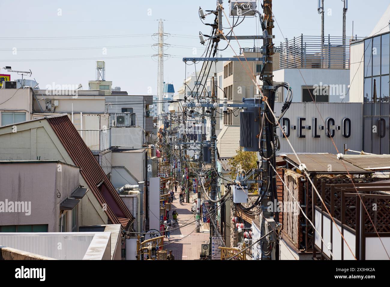 Koenji Central Road seen from Koenji station; Koenji, Suginami, Tokyo ...