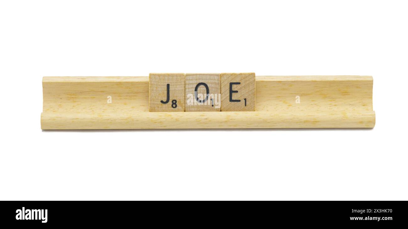 Miami, FL 4-18-24 popular baby boy first name of JOE made with square ...