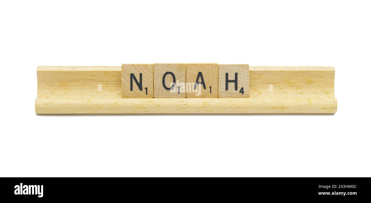 Miami, FL 4-18-24 popular baby boy first name of NOAH made with square ...