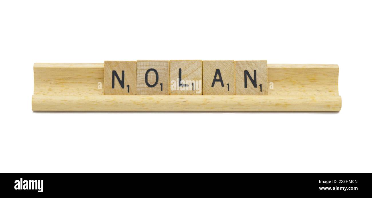 Miami, FL 4-18-24 popular baby boy first name of NOLAN made with square ...