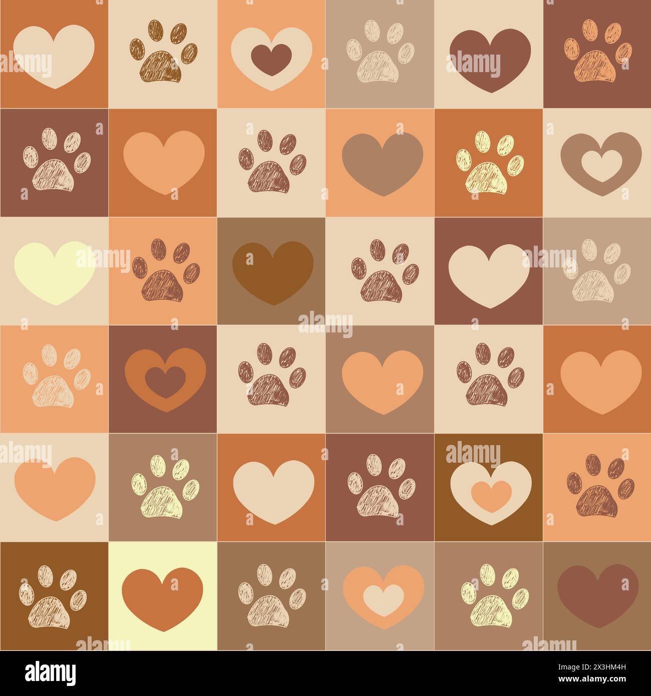 Check pattern background hearts Stock Vector Images - Alamy