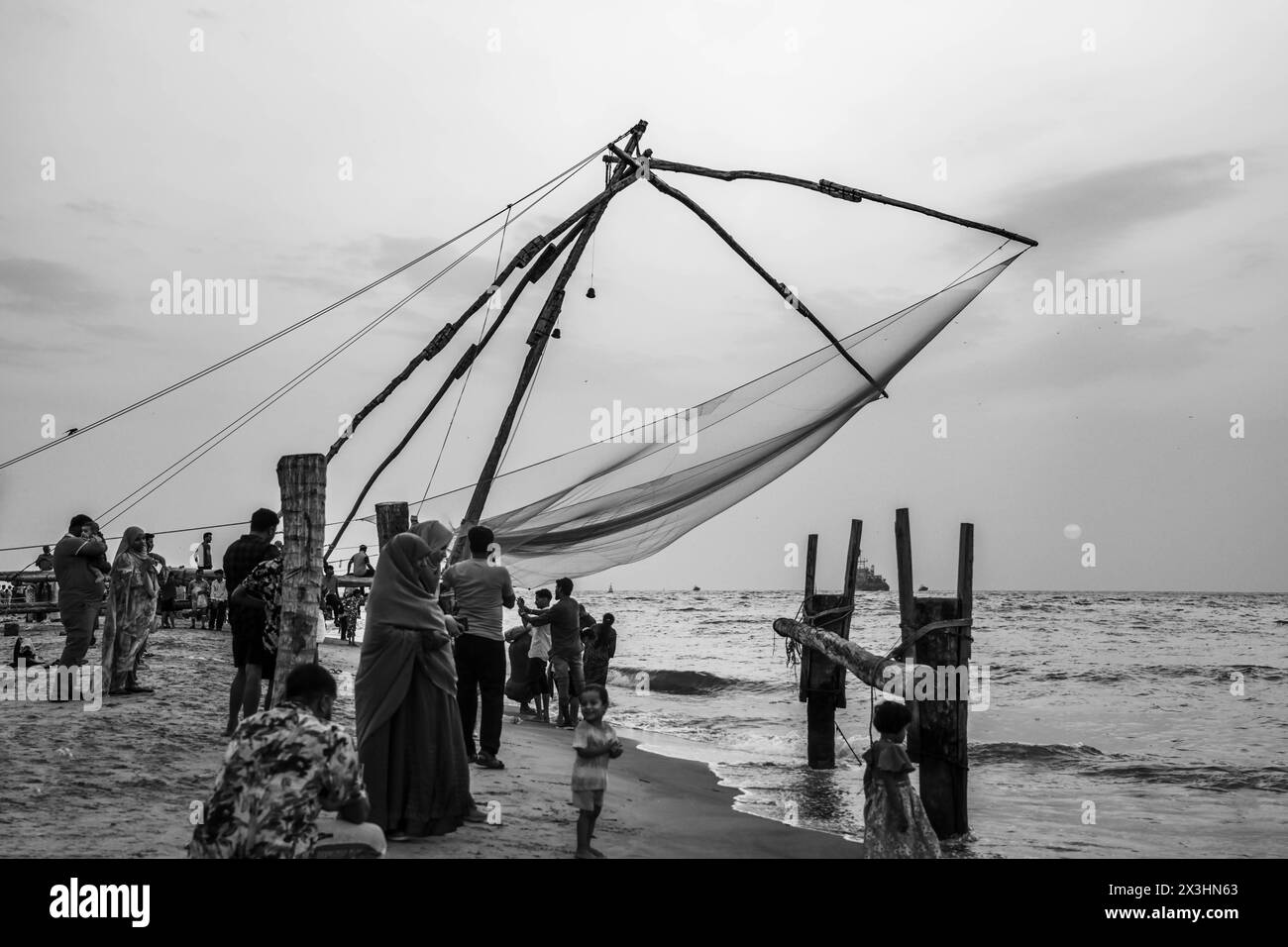 The Chinese fishing nets have become a very popular tourist attraction ...