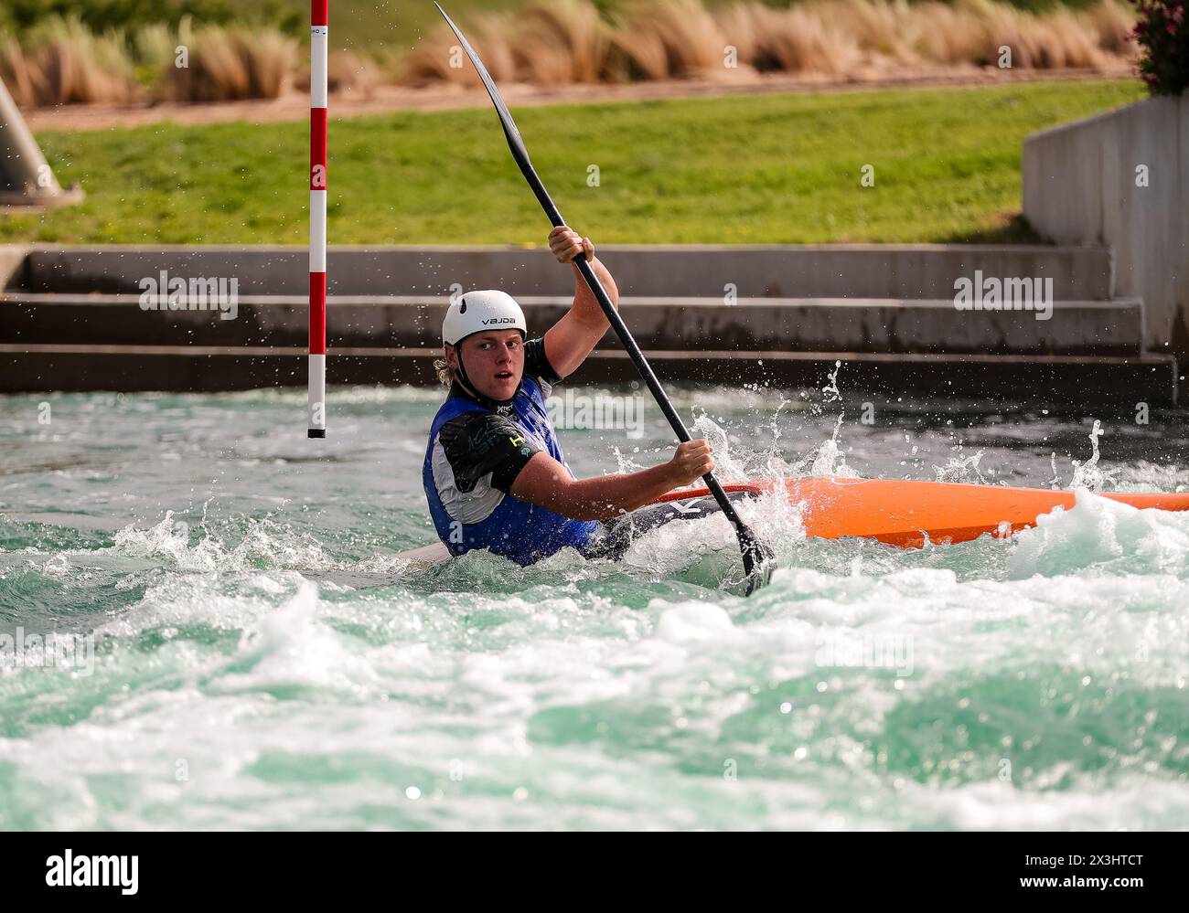 April 26, 2024:.Merle Long competes in the US Olympic Team Trials for ...