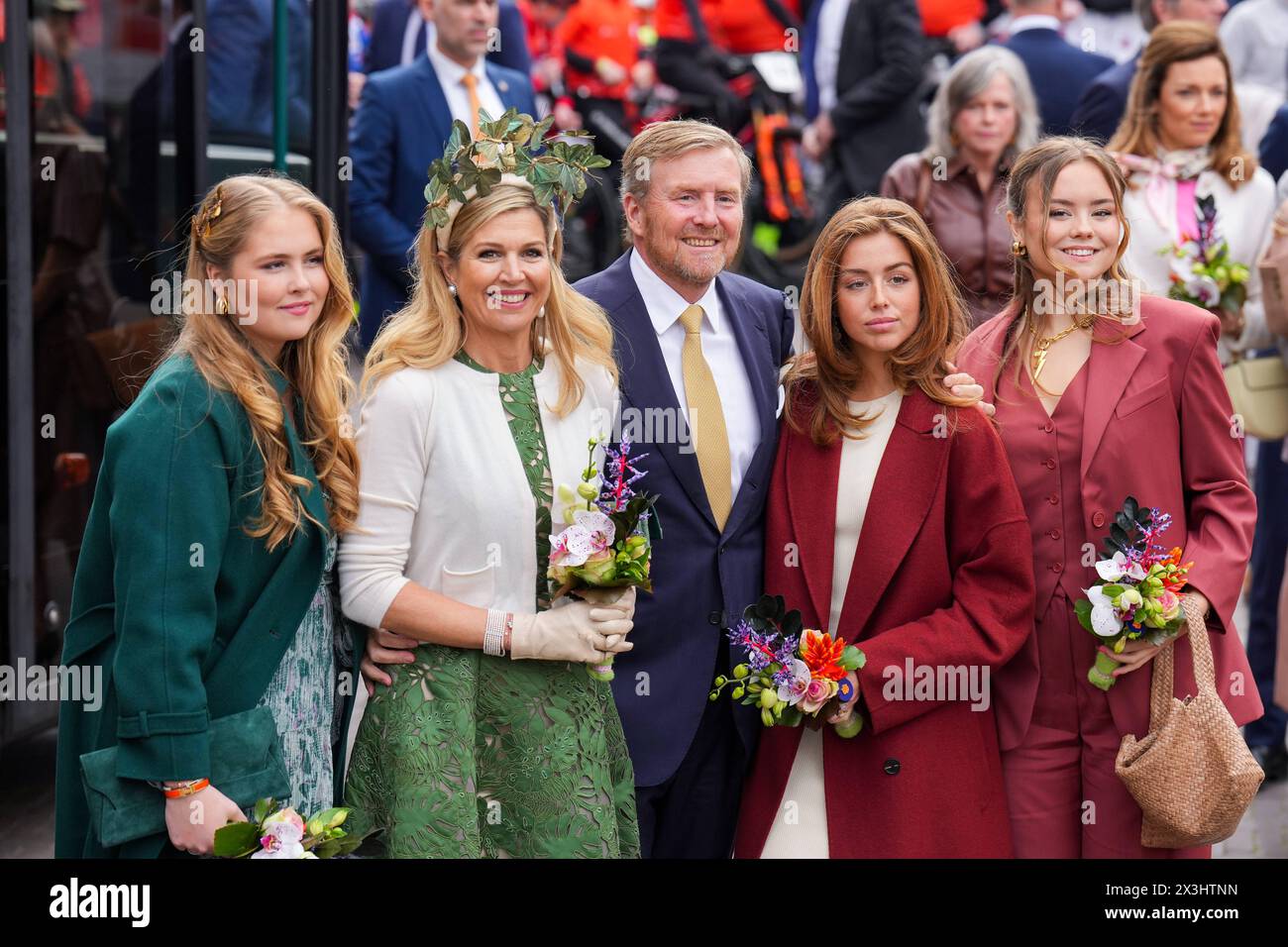Dutch Royal Family Celebrates Kingsday In Emmen EMMEN, NETHERLANDS ...