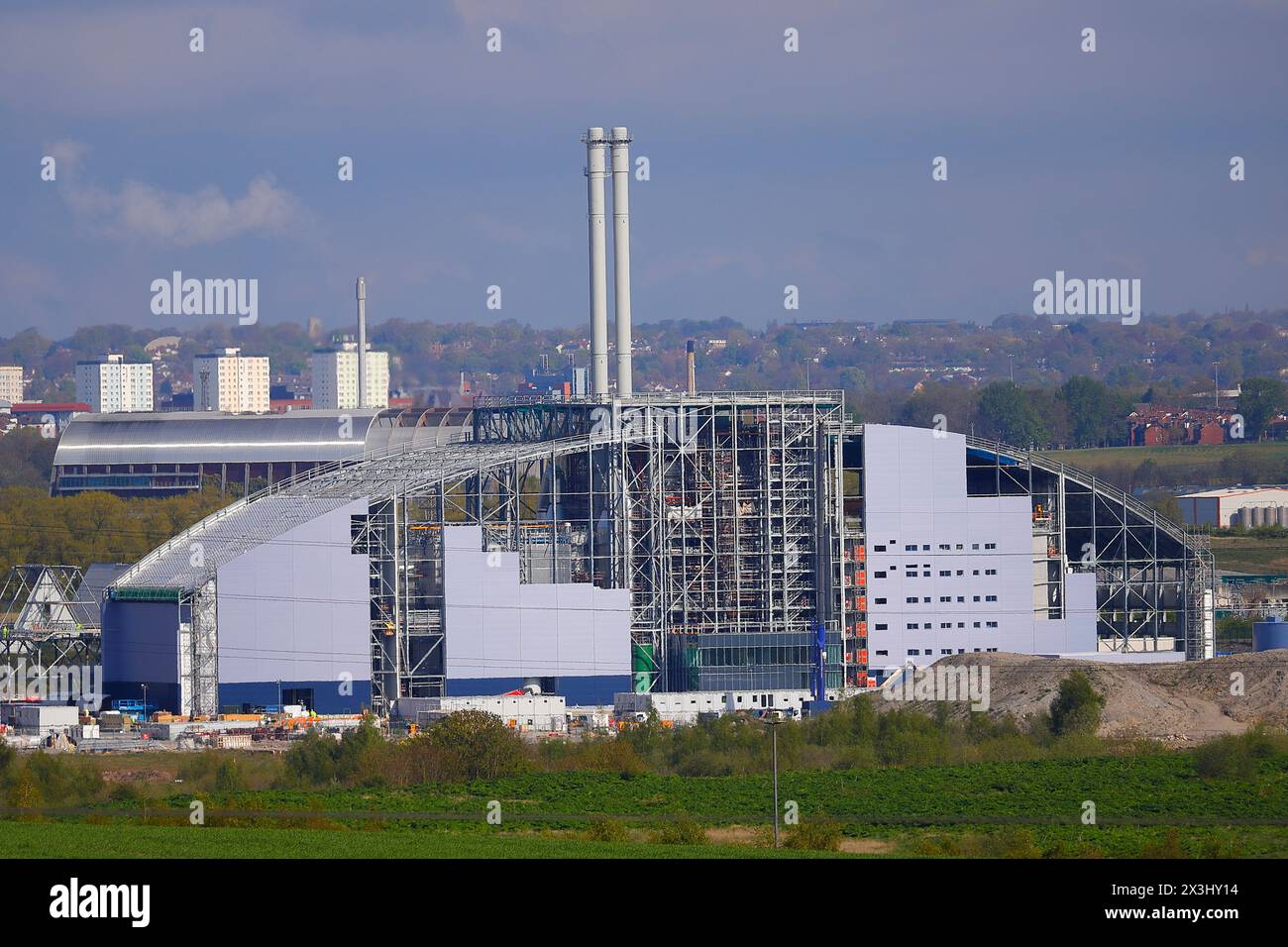 Enfinium Energy From Waste Facility under construction at Skelton ...