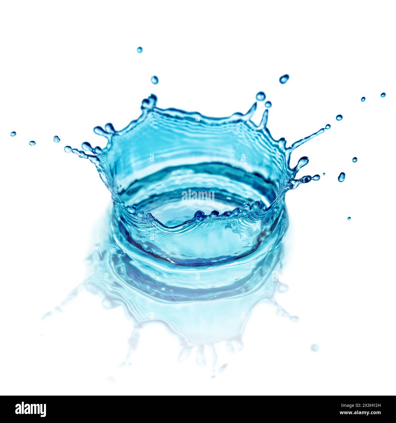 Rain water drop splashing Cut Out Stock Images & Pictures - Alamy