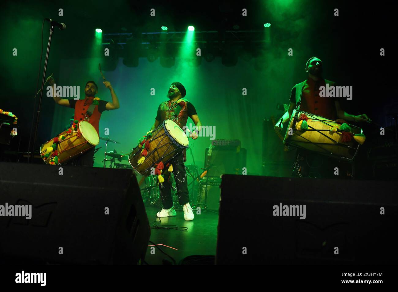 LONDON, ENGLAND - APRIL 26: Johnny Kalsi of ‘The Dhol Foundation ...