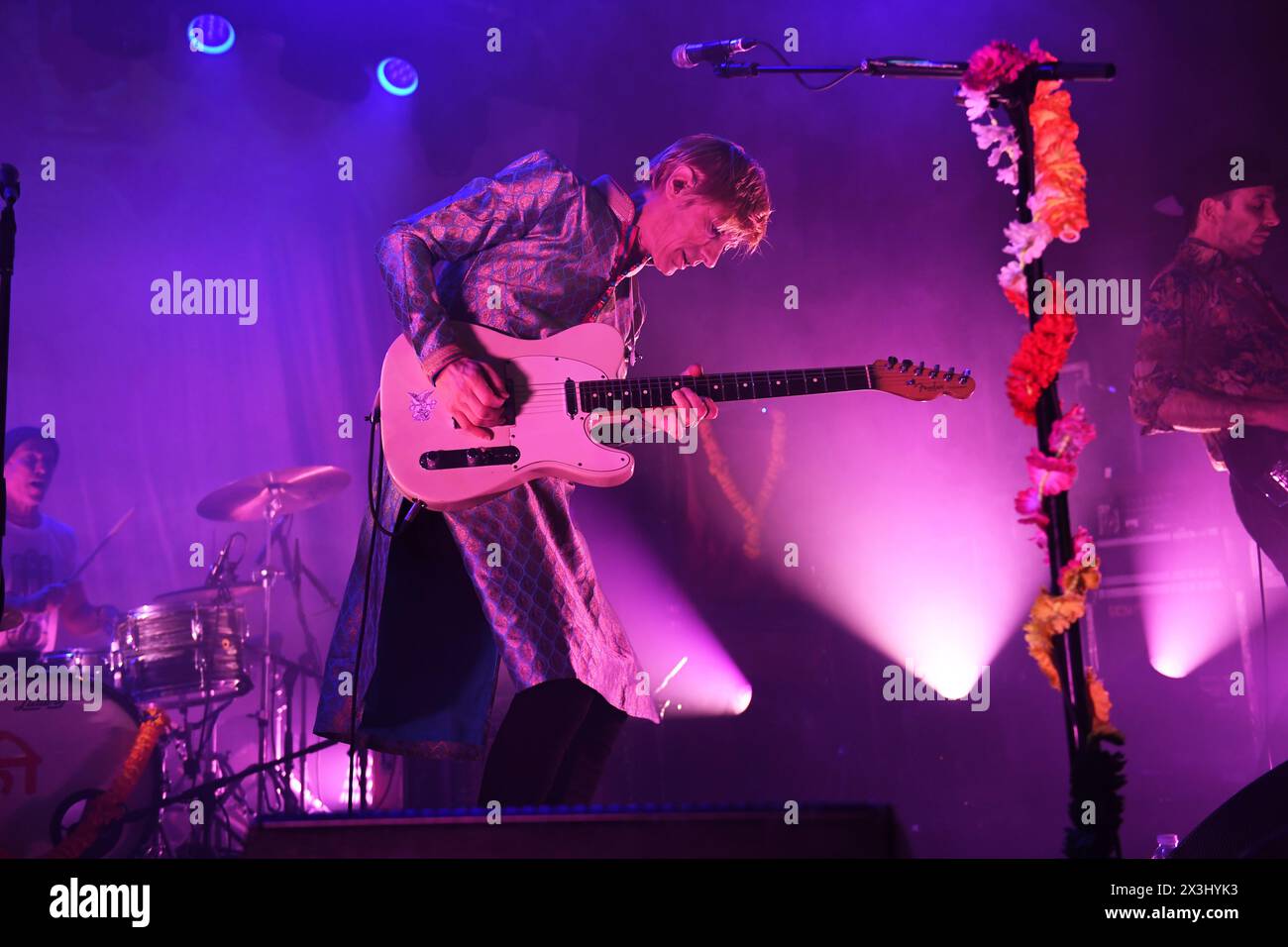 LONDON, ENGLAND - APRIL 26: Crispian Mills of ‘Kula Shaker’ performing ...