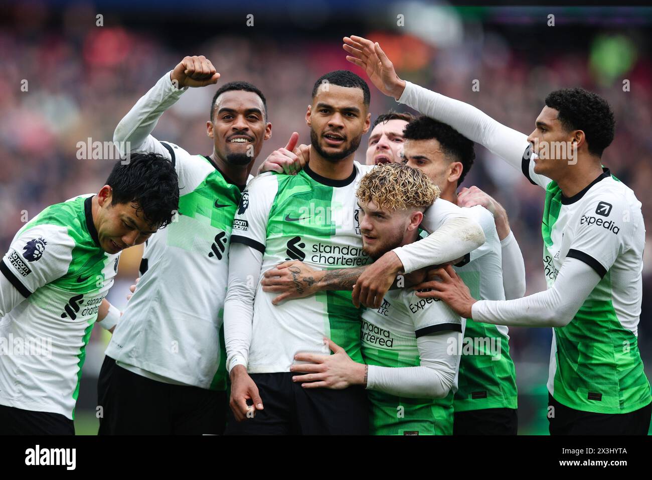 Celebrate premier league 2023 liverpool hi-res stock photography and ...
