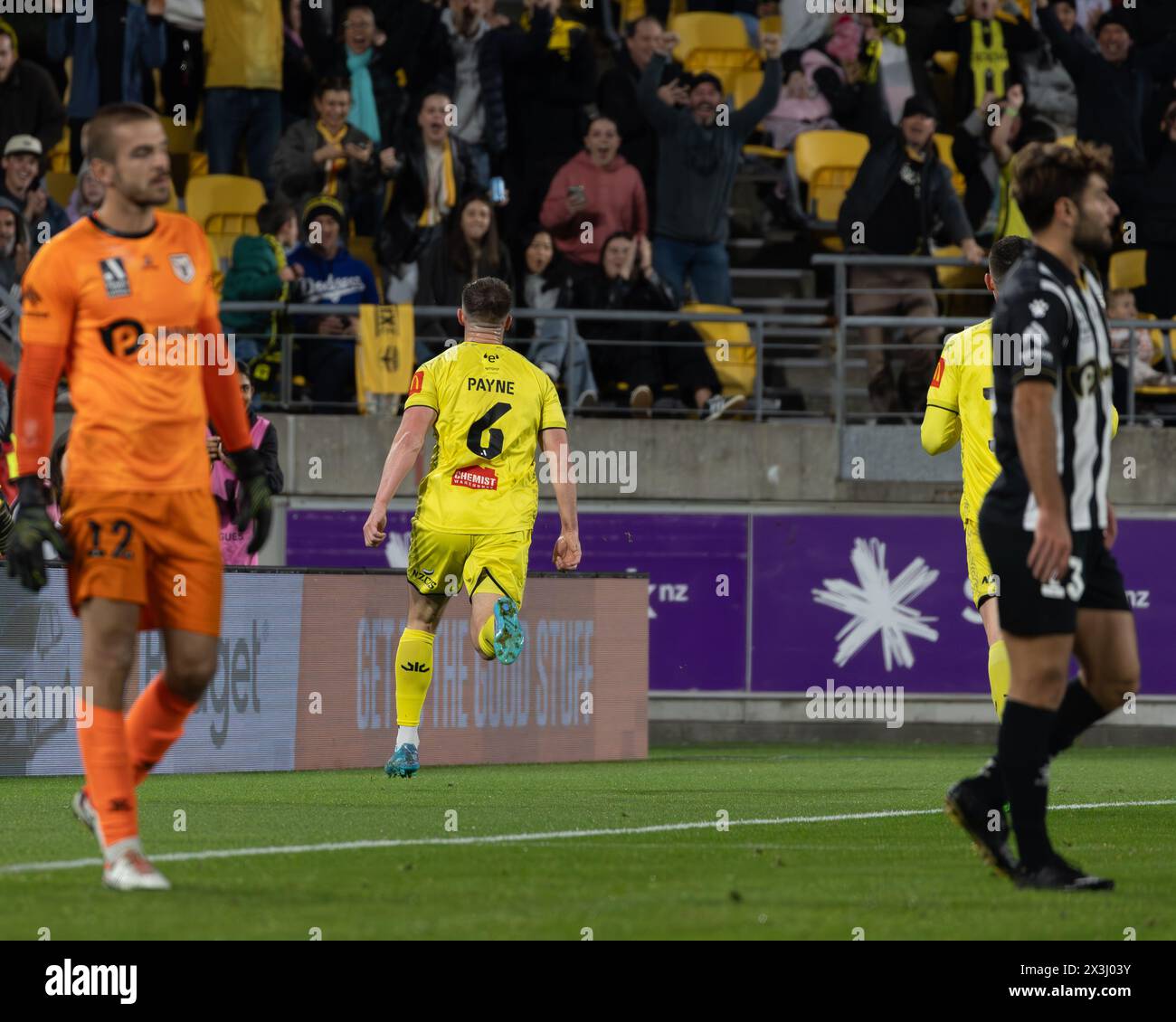 Wellington, New Zealand. 27th Apr, 2024. Mixed emotions. Tim Payne (6 ...