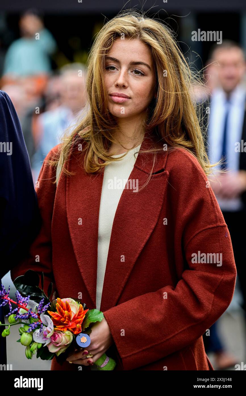 Emmen, Niederlande. 27th Apr, 2024. Princess Alexia of The Netherlands ...