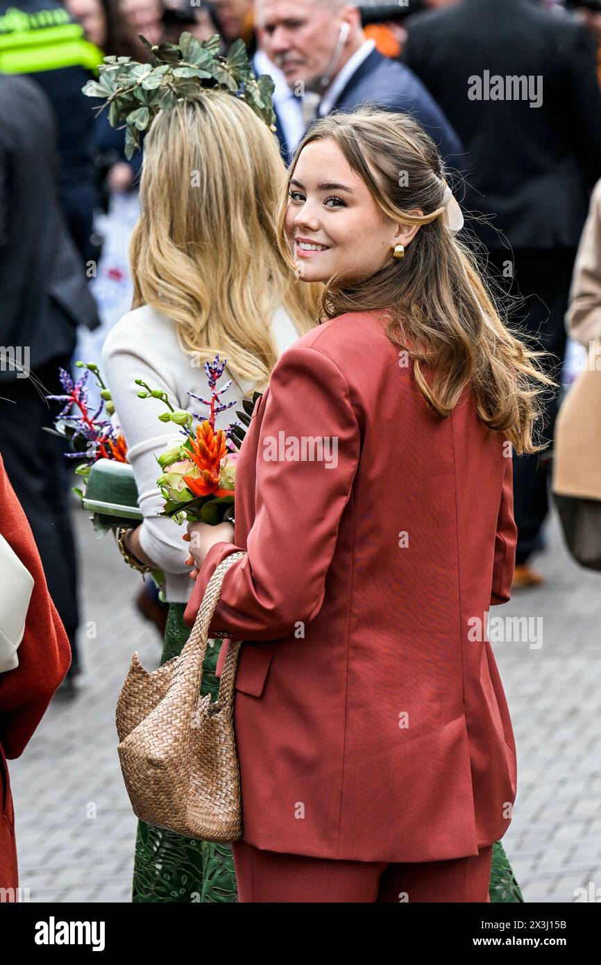 Emmen, Niederlande. 27th Apr, 2024. EMMEN, 27-04-2024 Prinses Ariane ...