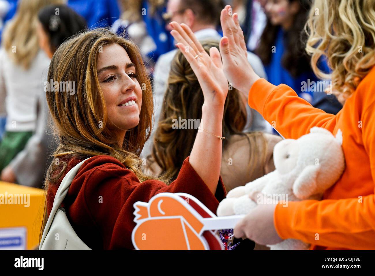 Princess Alexia of The Netherlands in Emmen, on April 26, 2024, to ...