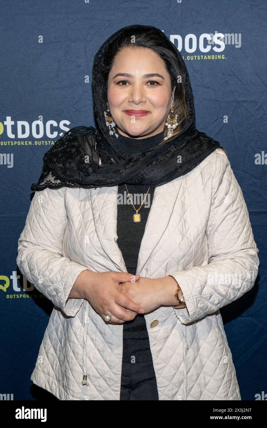 Toronto, Canada. 26th Apr, 2024. Nargis Nehan attends "An Unfinished ...