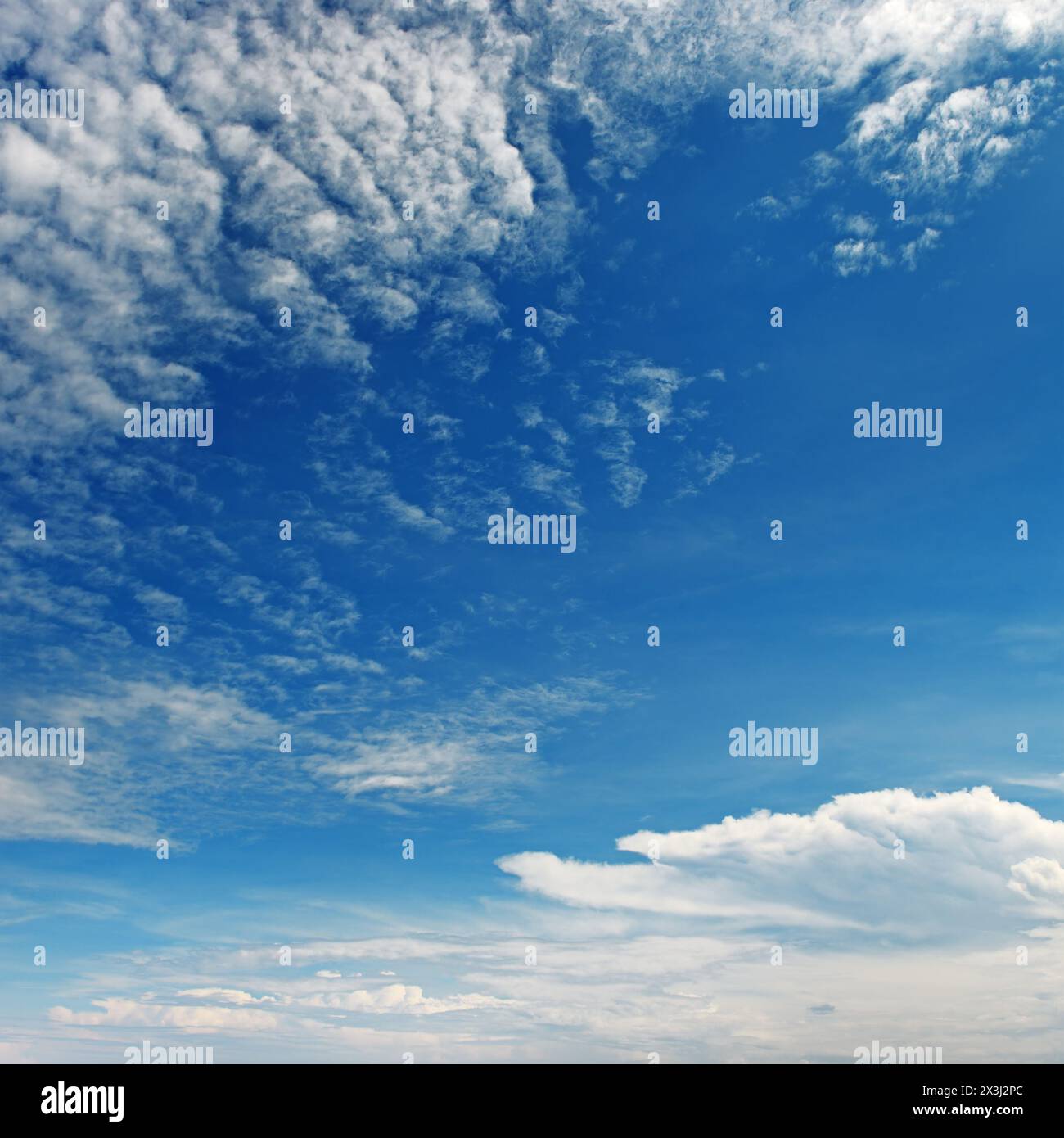 white clouds in blue sky Stock Photo - Alamy