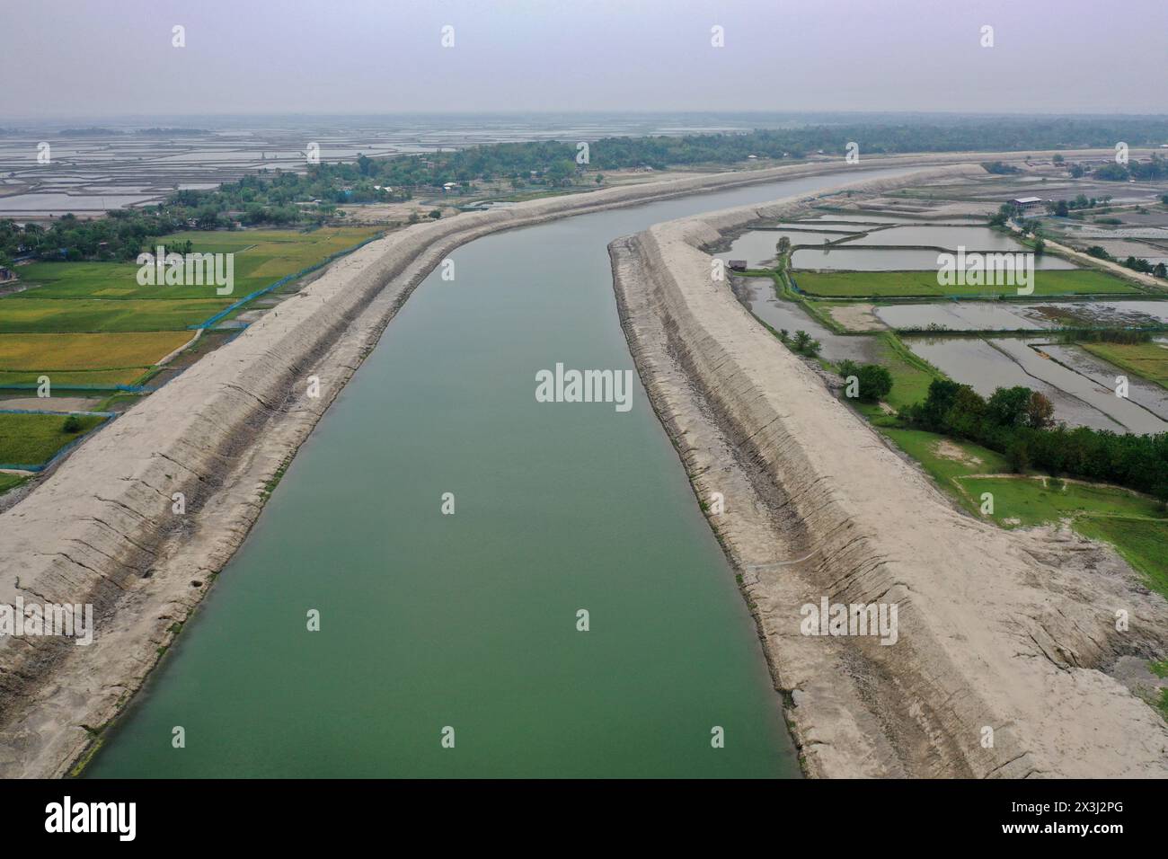 Khulna, Bangladesh - April 11, 2024: The Water Development Board has ...