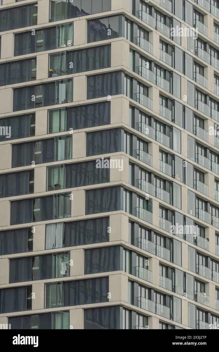 Partial view of the ultra-modern Dutch office towers Stock Photo - Alamy