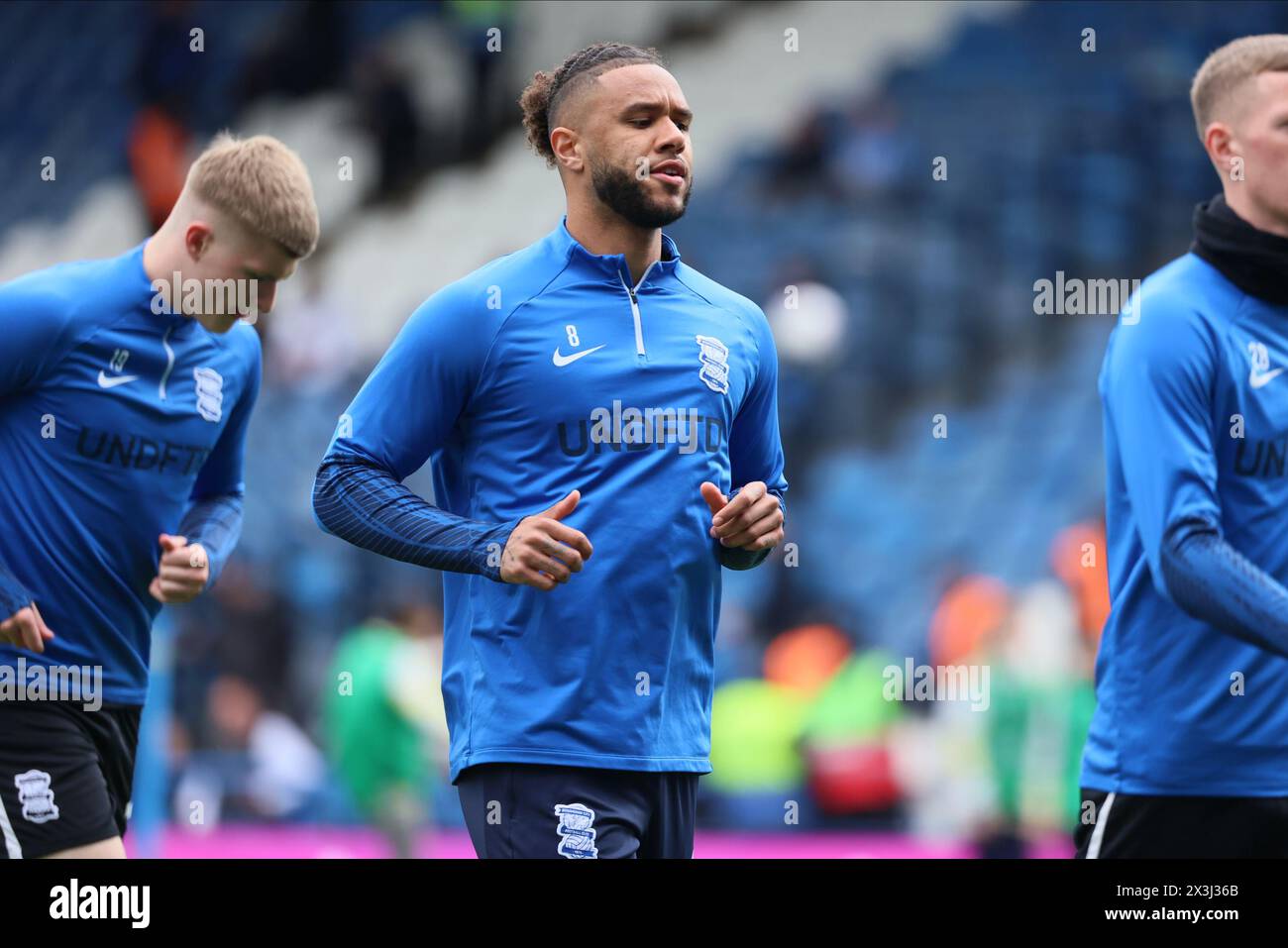 Tyler Roberts (Birmingham City) before the Sky Bet Championship match ...