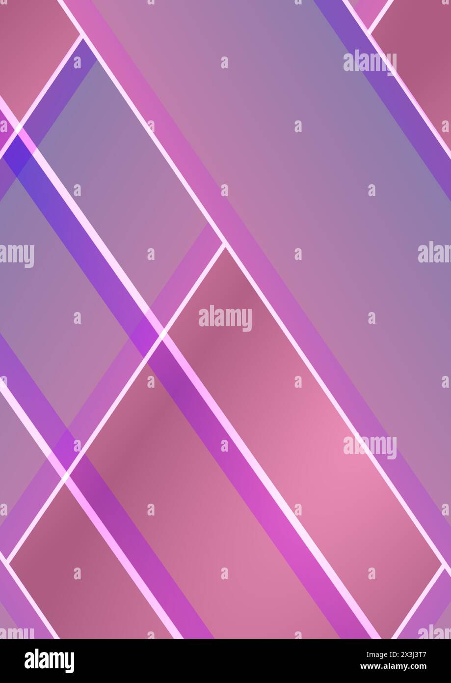 Rose pink and purple abstract modern vertical background with diagonal ...
