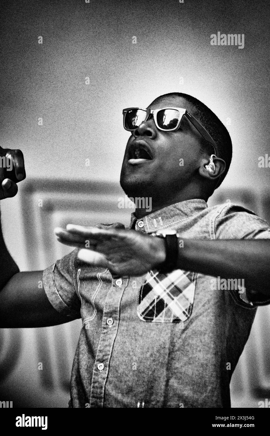 English singer songwriter rapper Black and White Stock Photos & Images ...