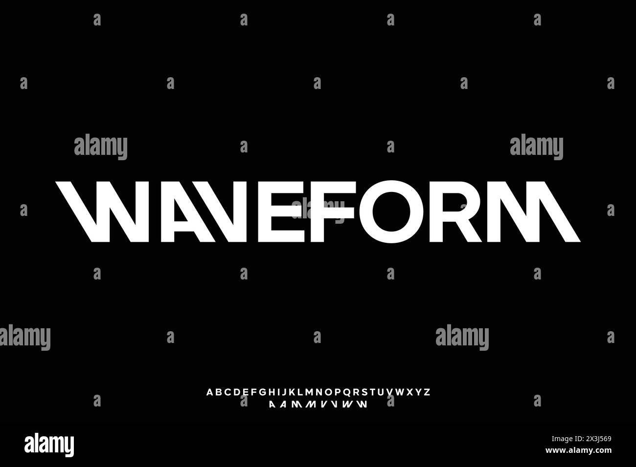 Modern trendy sans serif alphabet display font vector. Clean branding ... Modern trendy sans serif alphabet display font vector. Clean branding ...