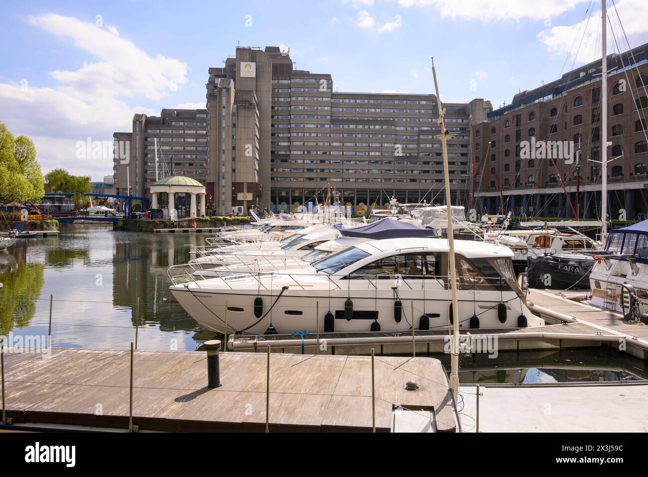 St Katherine's Dock marina, London, April 2024 Stock Photo - Alamy
