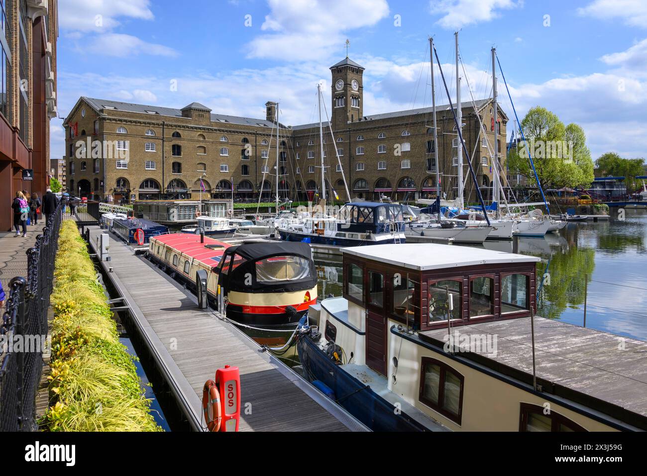 St Katherine's Dock marina, London, April 2024 Stock Photo - Alamy