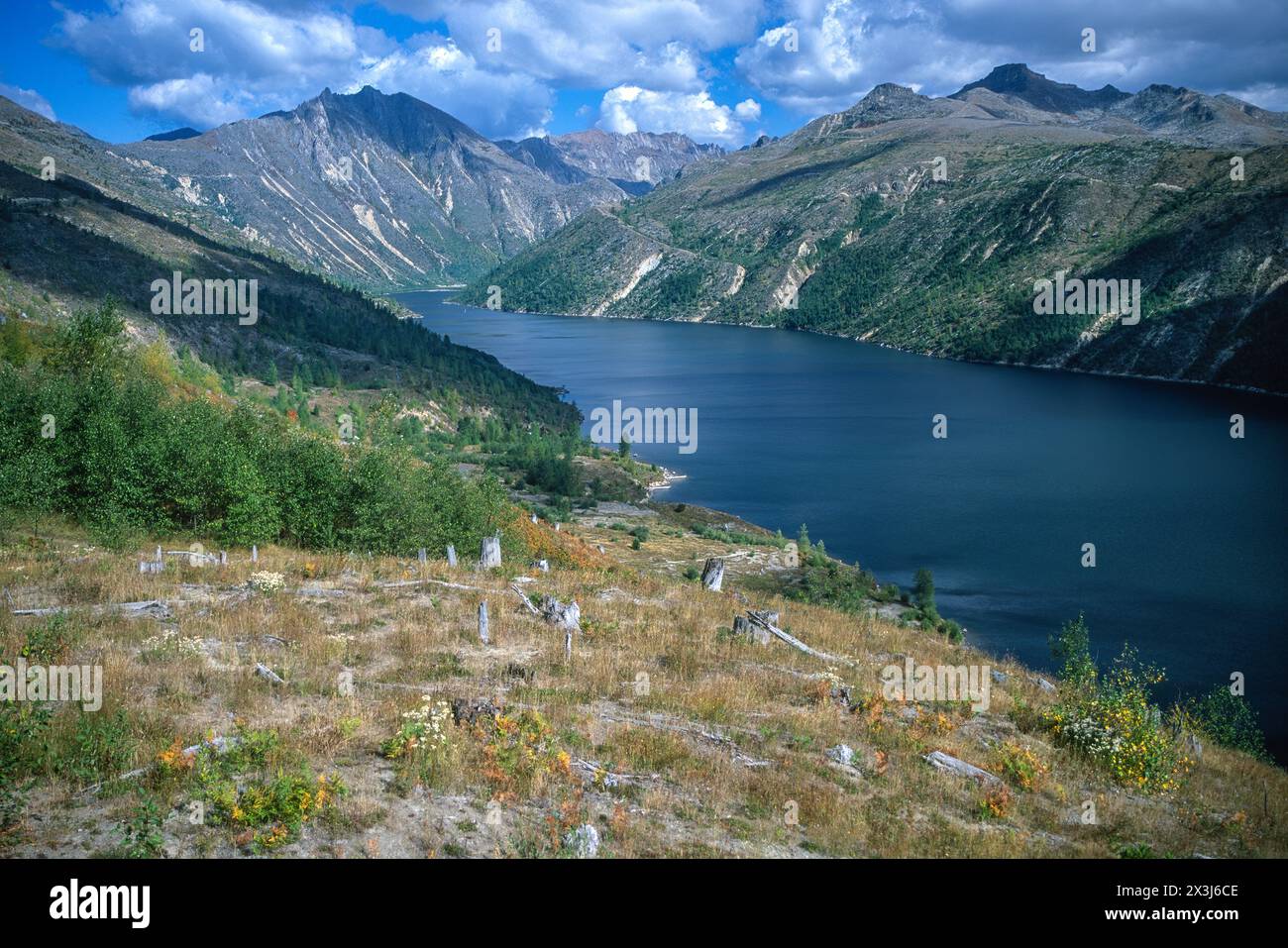 Mt. Saint Helens, Washington. Clearwater Lake View from Visitor Center ...