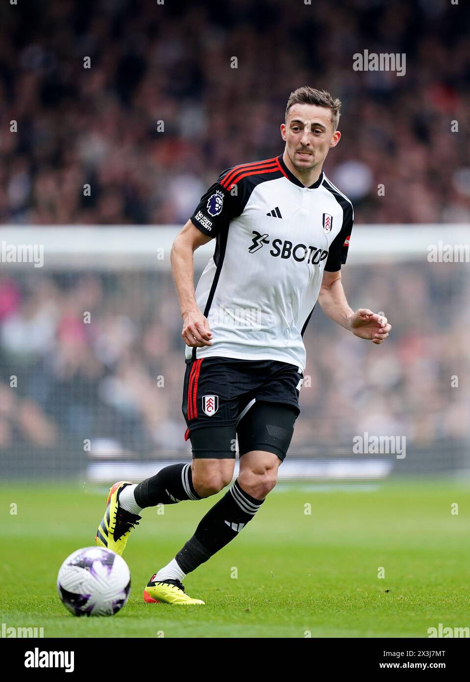 Fulham's Timothy Castagne during the Premier League match at Craven ...