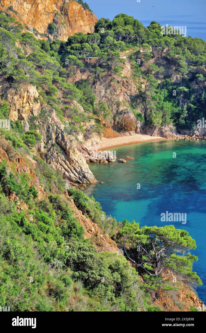 coastal Landscape at Costa Brava,mediterranean Sea,Catalonia,Spain ...