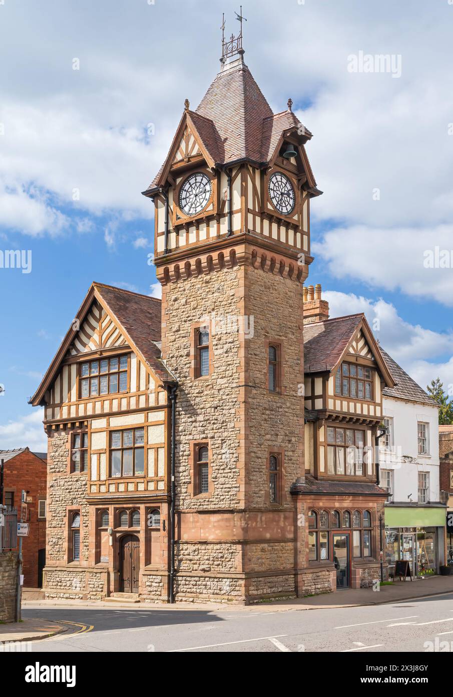 Timber clock tower hi-res stock photography and images - Alamy