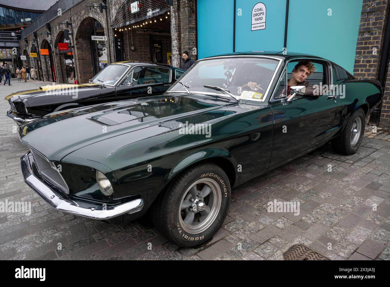 London, UK. 27 April 2024. Frankie Wilson 18, at the wheel of a Ford ...