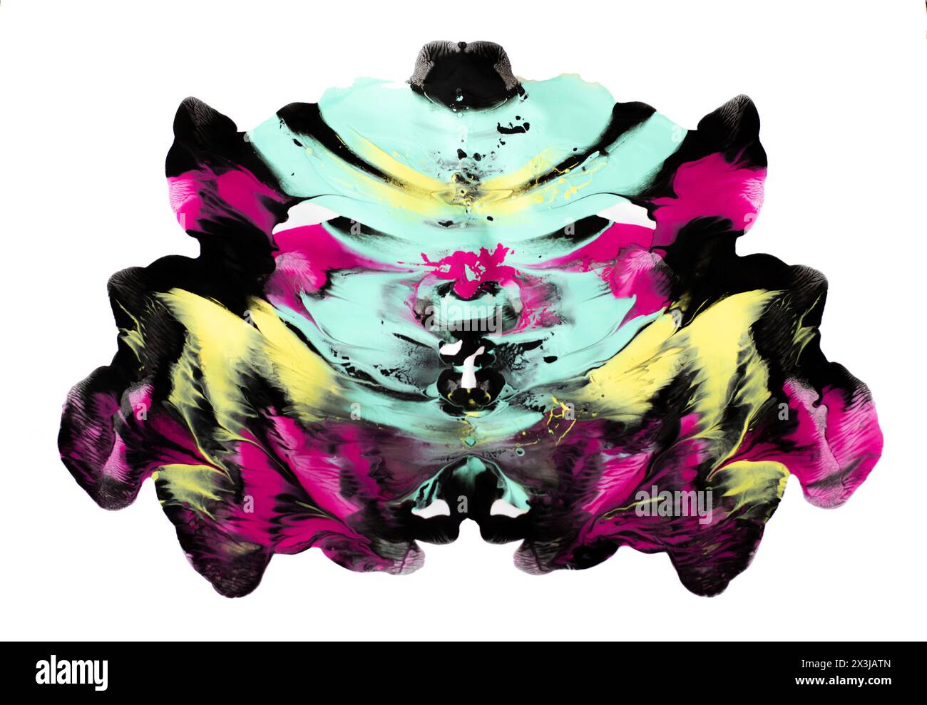 Dynamic rainbow colour painting hi-res stock photography and images - Alamy