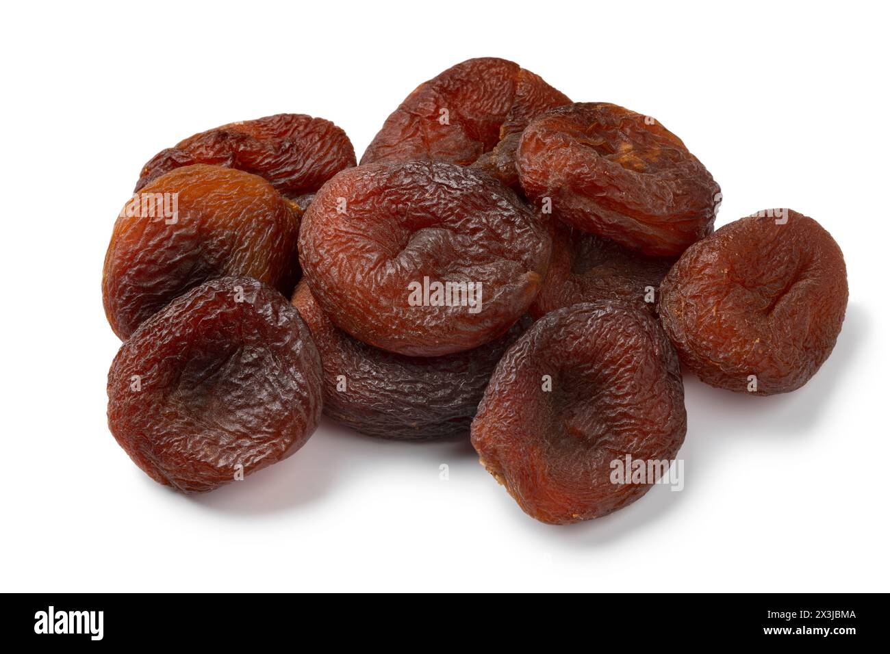 Heap of natural unsulphured sun dried brown Turkish apricots fruit ...