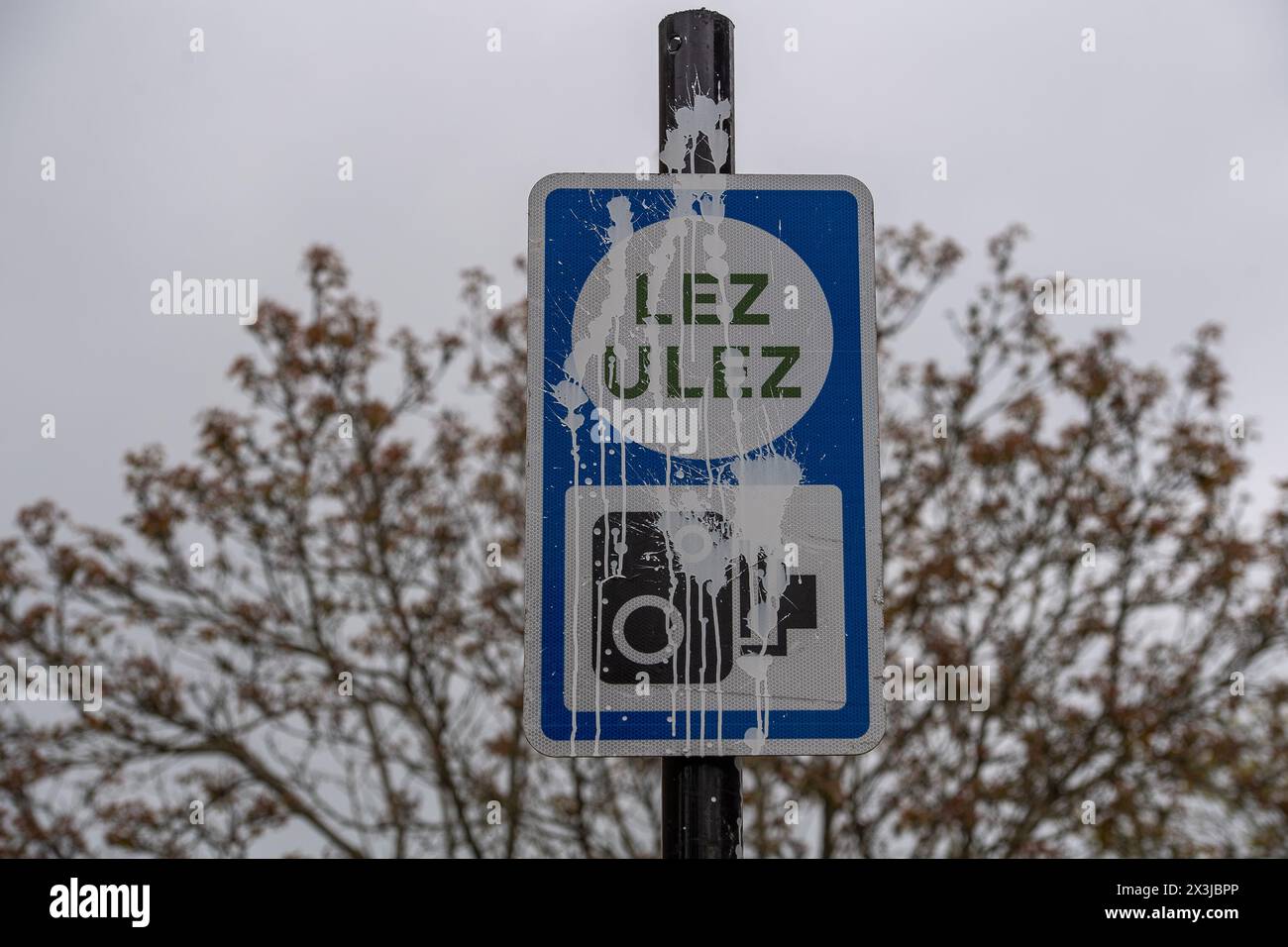 Uxbridge, UK. 27th April, 2024. Most of the Ultra Low Emission Zone ...