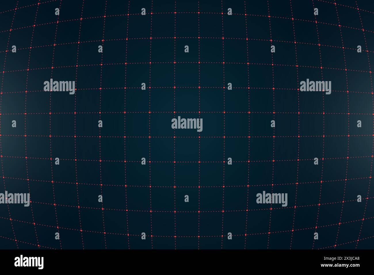VR HUD futuristic interface voluminous square grid. Line and dot head ...