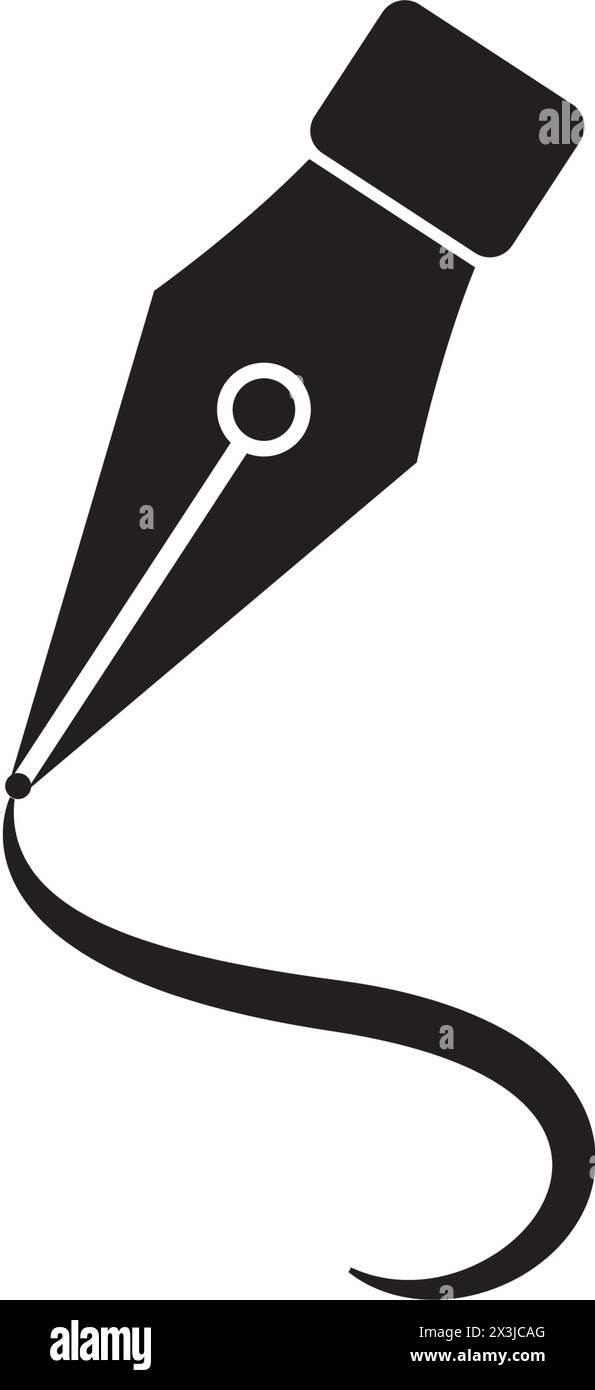 pen tool icon logo vector design template Stock Vector Image & Art - Alamy