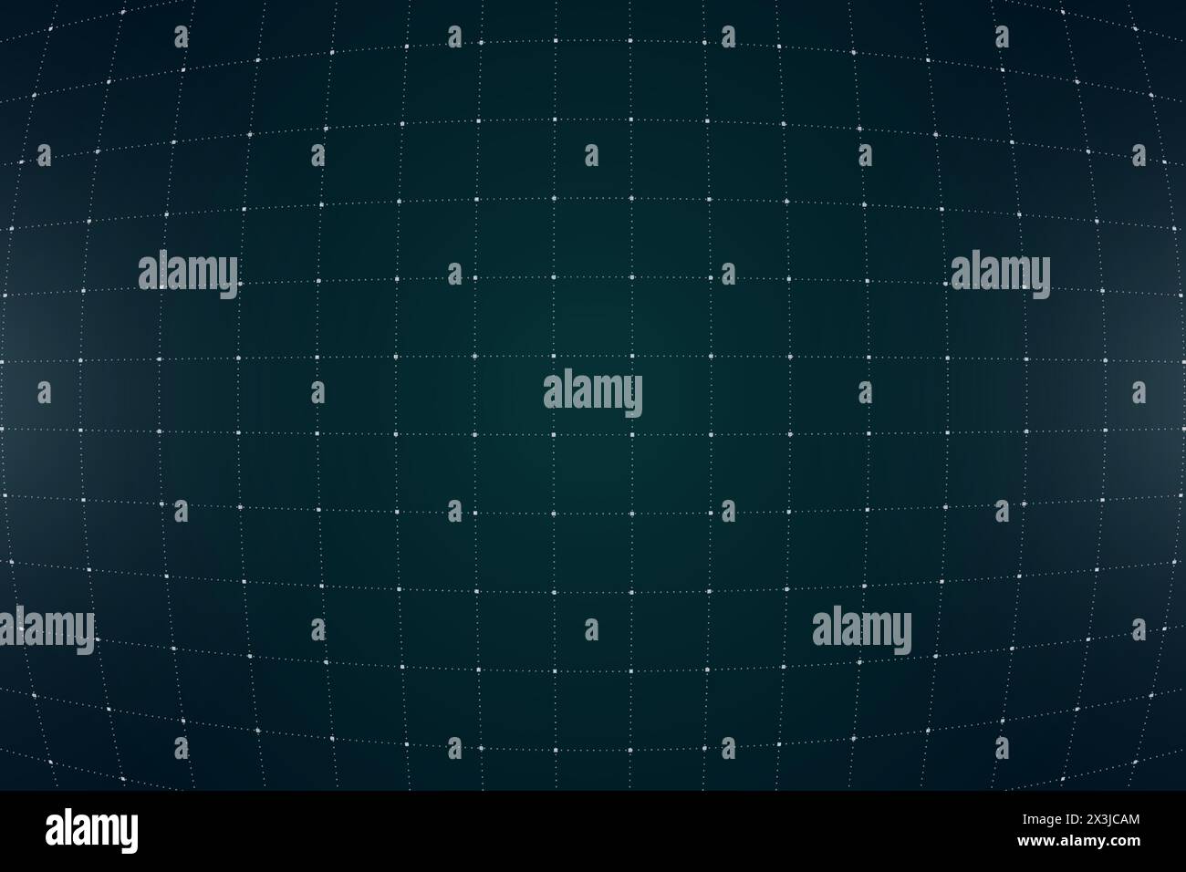 VR HUD futuristic interface voluminous grid. Line and dot head up ...