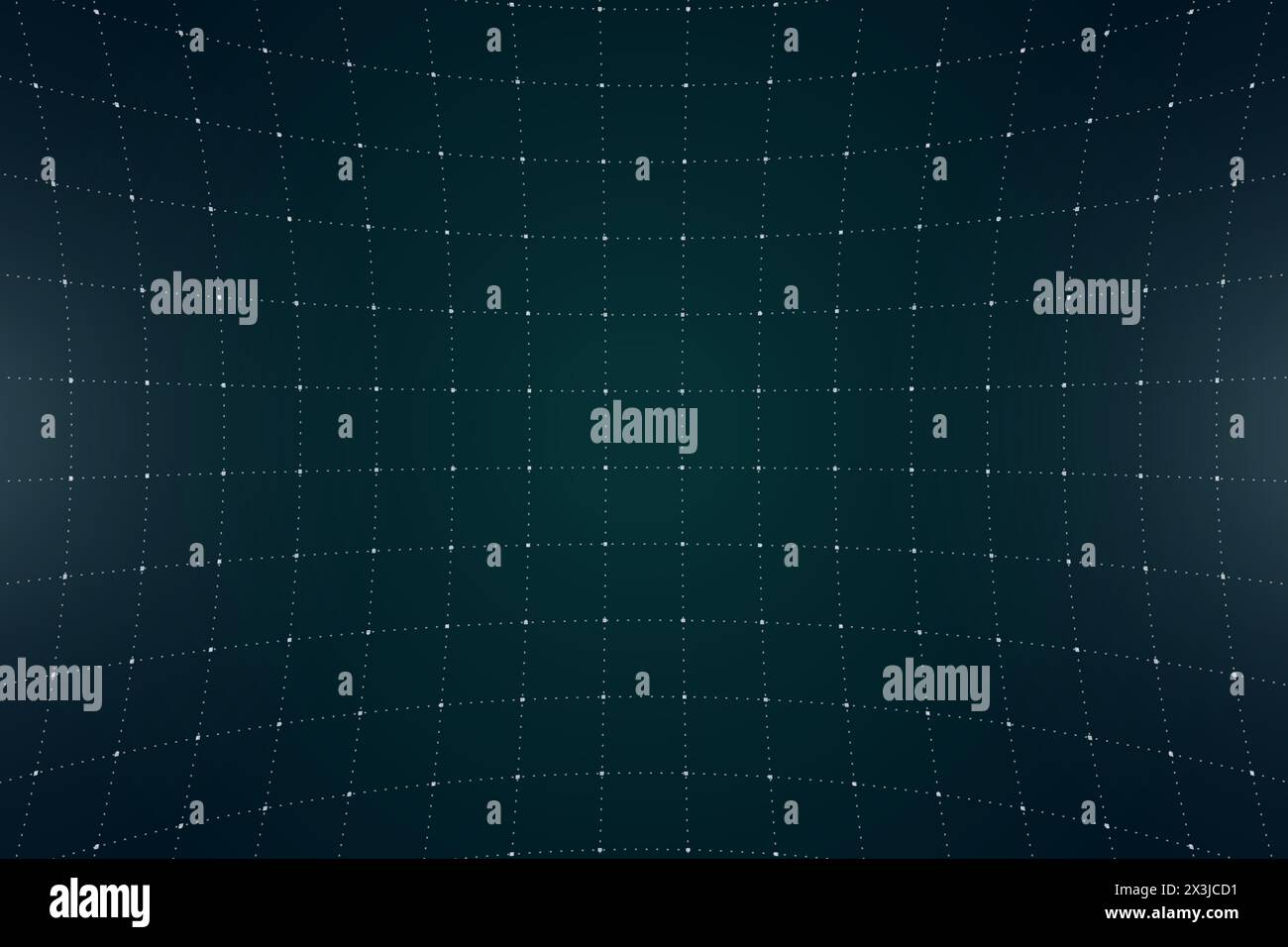 VR HUD futuristic interface voluminous grid. Line and dot head up ...
