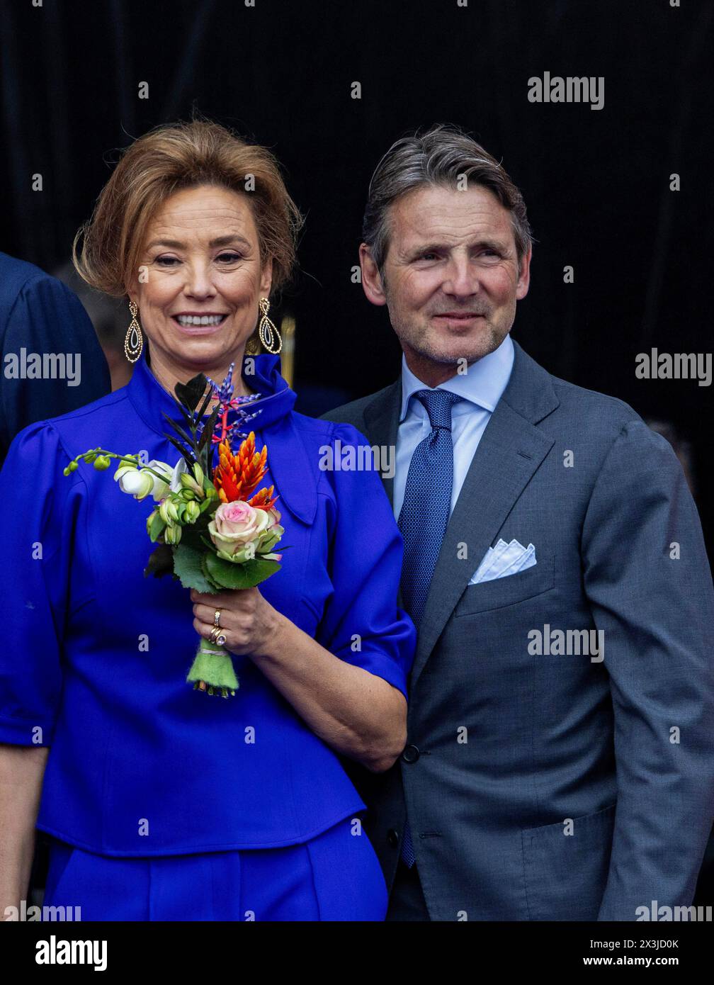 Emmen, Niederlande. 27th Apr, 2024. Prince Maurits and Princess ...