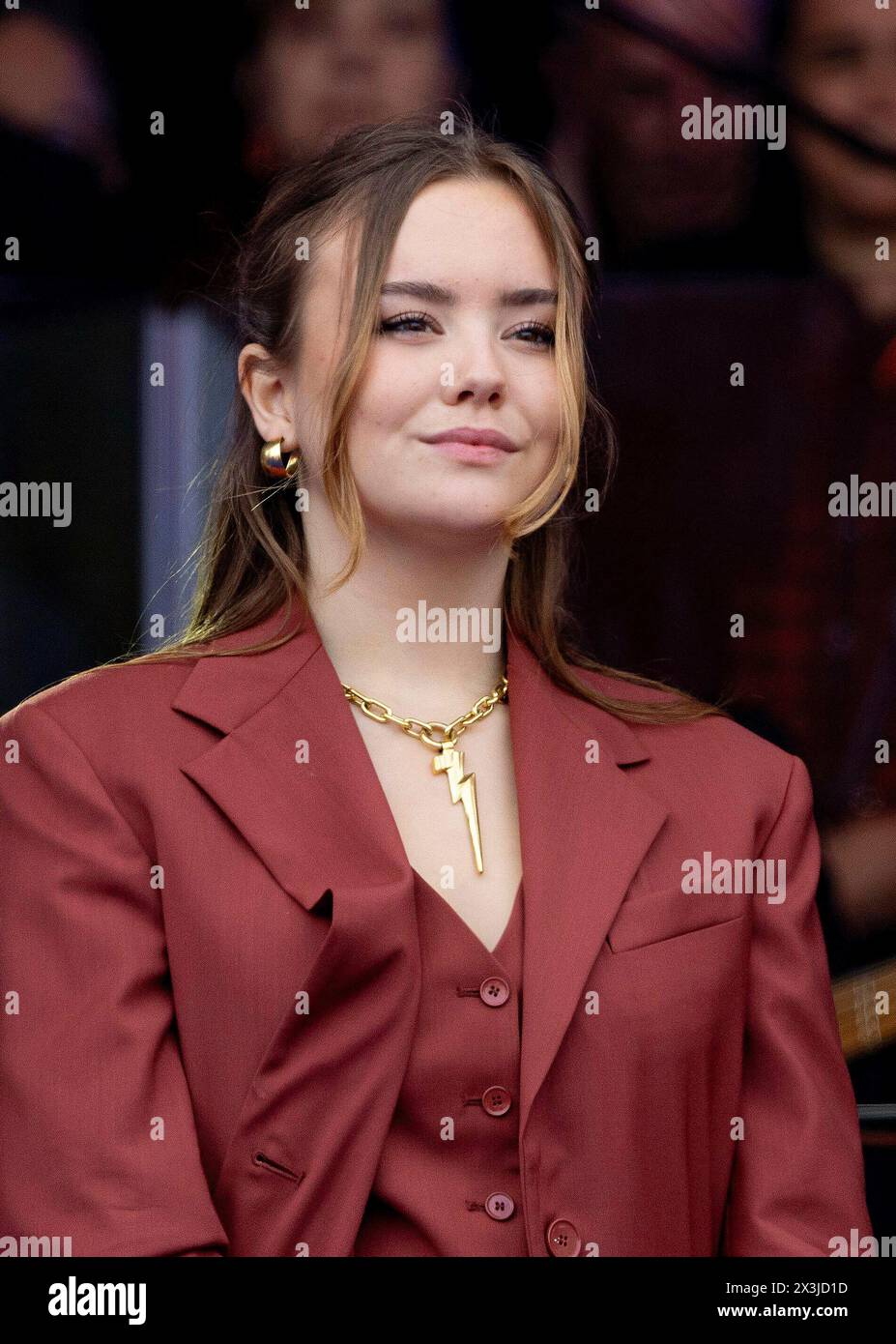 Emmen, Niederlande. 27th Apr, 2024. Princess Ariane of The Netherlands ...
