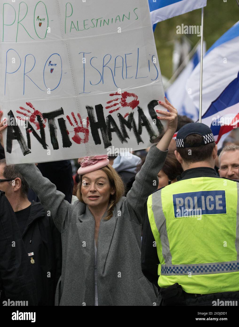 Westminster, London, UK. 27th Apr, 2024. Protests organised by the ...