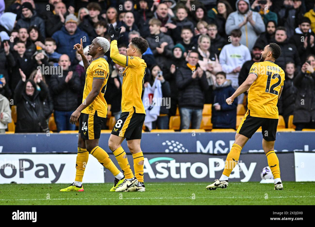 27th April 2024; Molineux Stadium, Wolverhampton, West Midlands ...