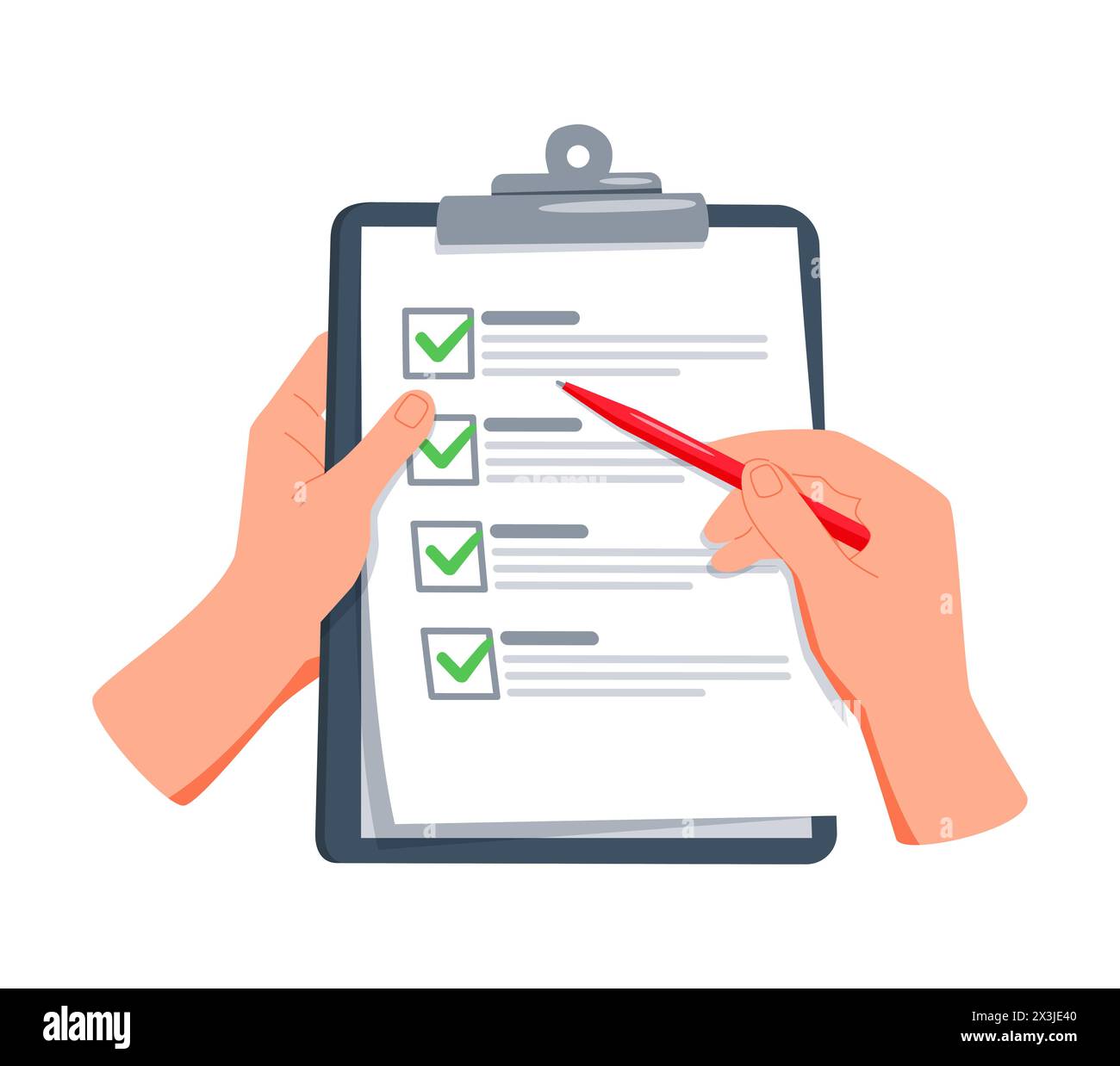 Checklist on clipboard icon cartoon Stock Vector Images - Alamy