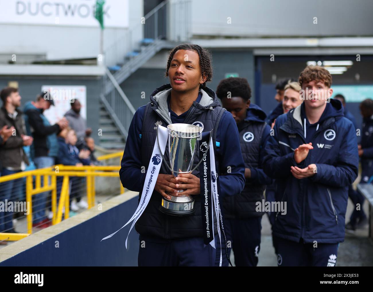The Den, Bermondsey, London, UK. 27th Apr, 2024. EFL Championship ...