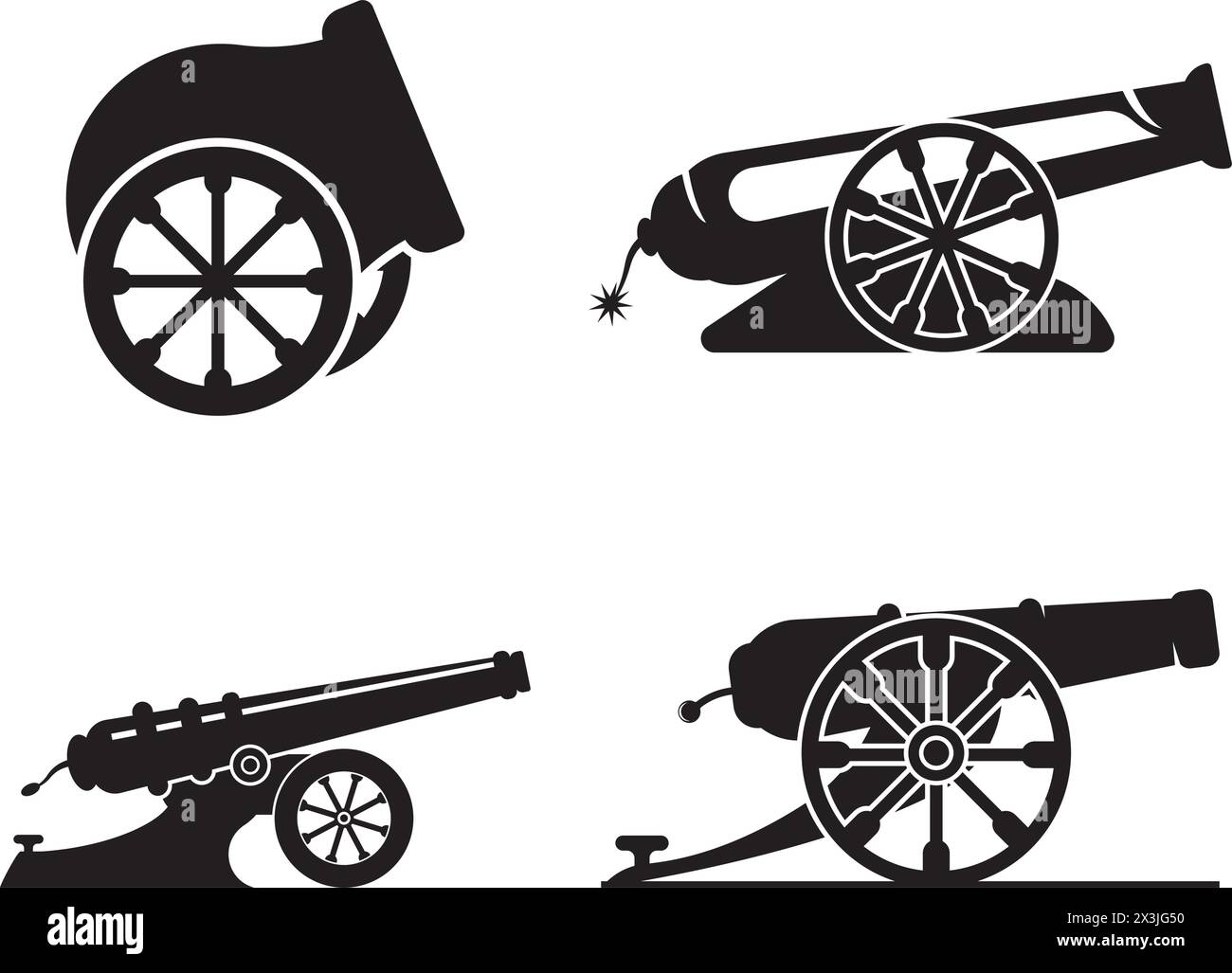 cannon logo vector design template illustration Stock Vector Image ...